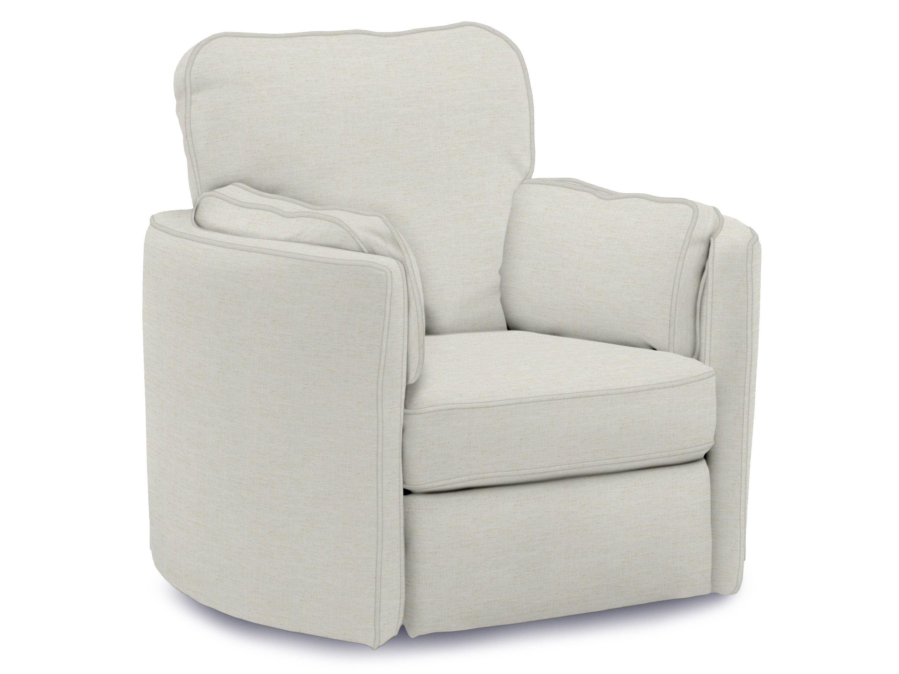 Power Swivel Barrel Recliner | Birch Lane