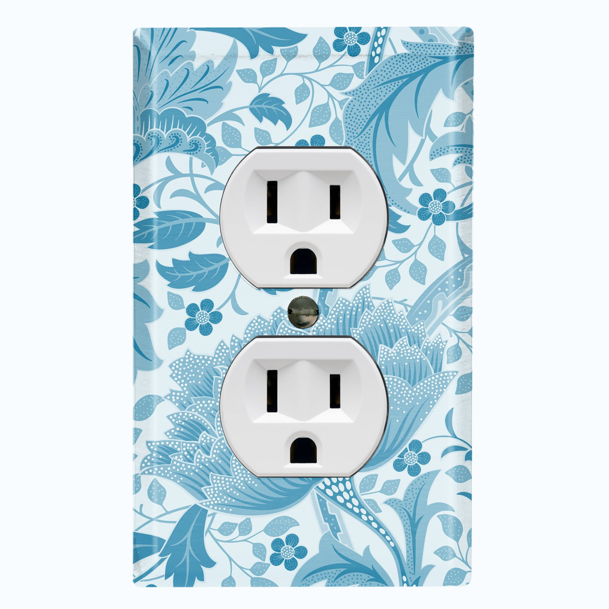 WorldAcc Nature Themed 1 - Gang Duplex Outlet Standard Wall Plate ...