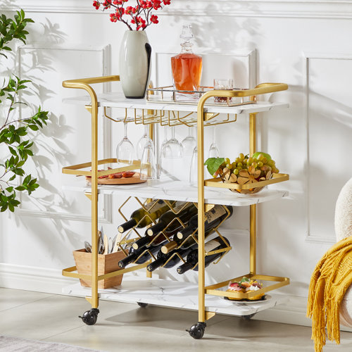 Square Bar Carts You'll Love | Wayfair