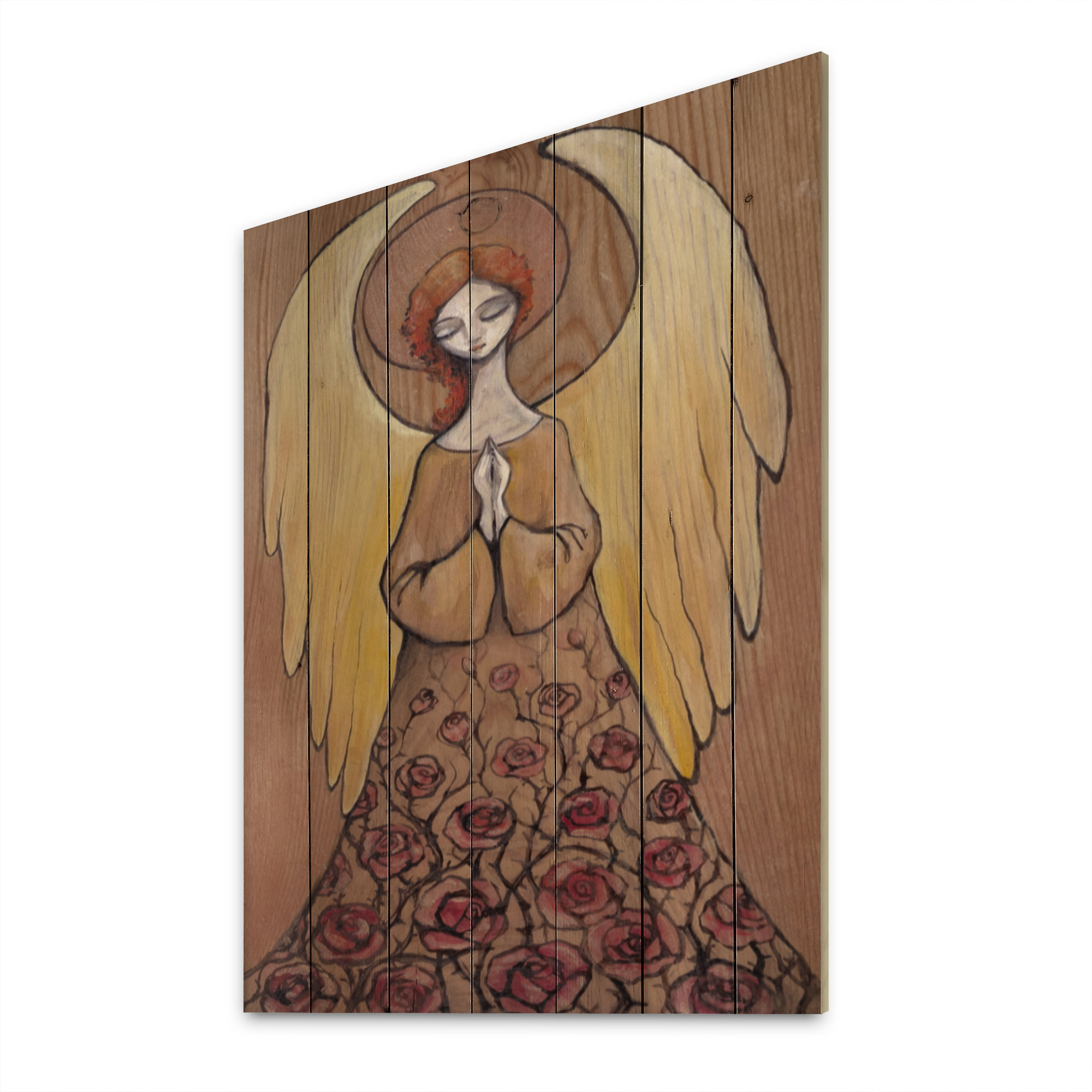 Trinx Religious Angel Artwork Religious Angel Artwork - on - Wayfair Canada