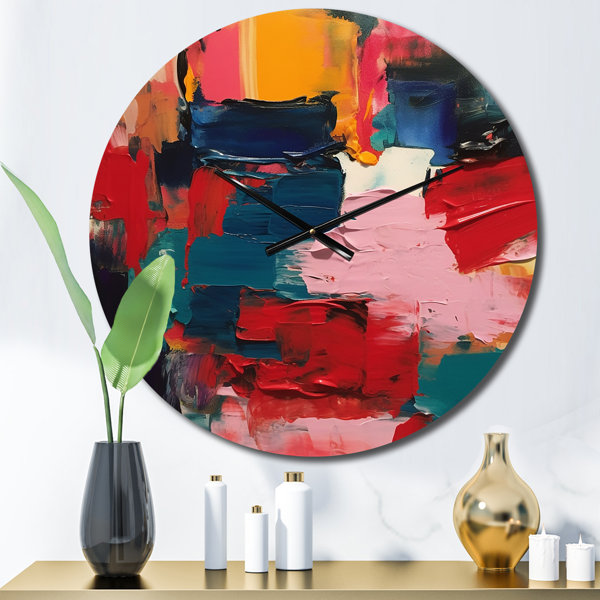 DesignArt Metal Wall Clock | Wayfair