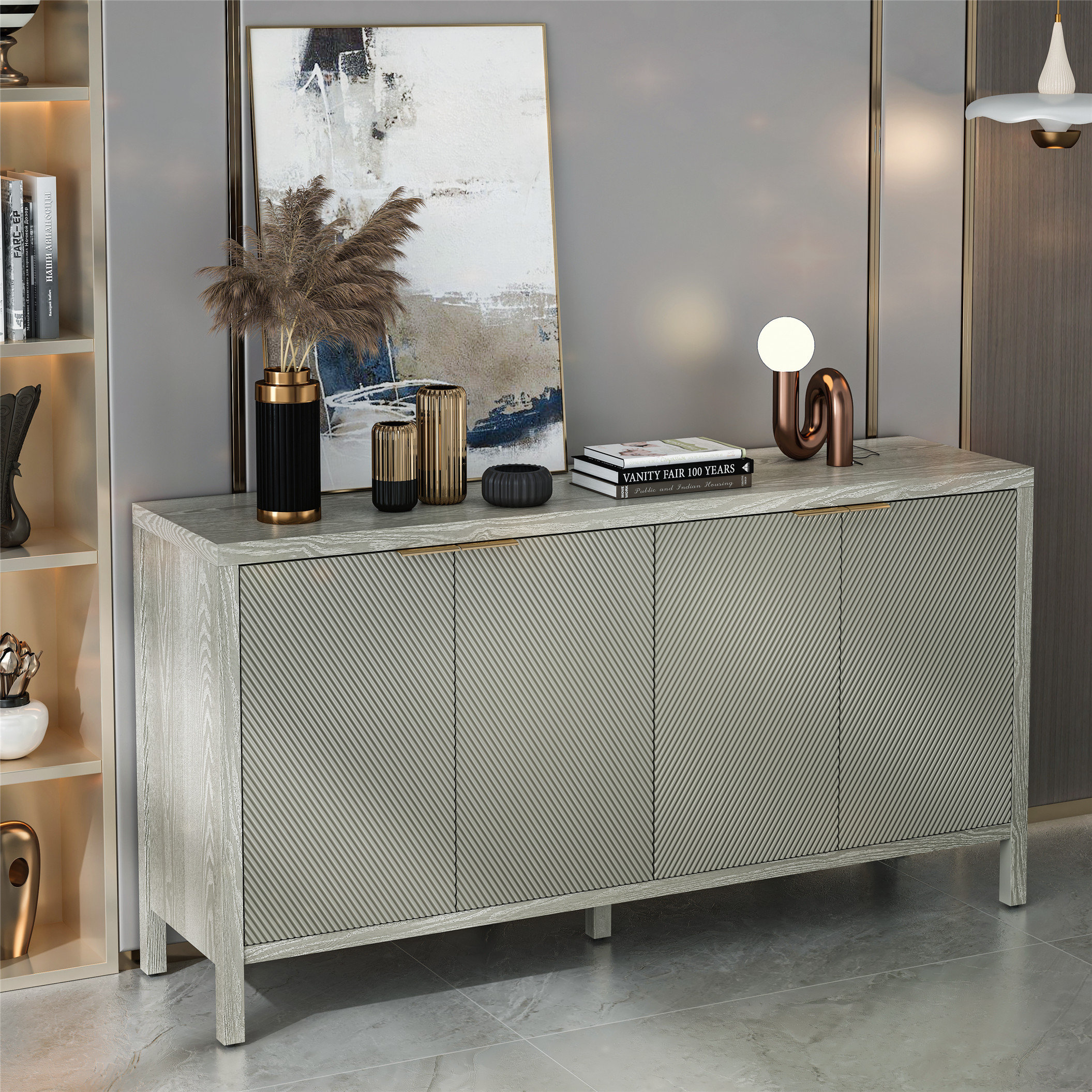 Gracie Oaks Versatile Modern Storage Cabinet for All Rooms, Enhancing ...