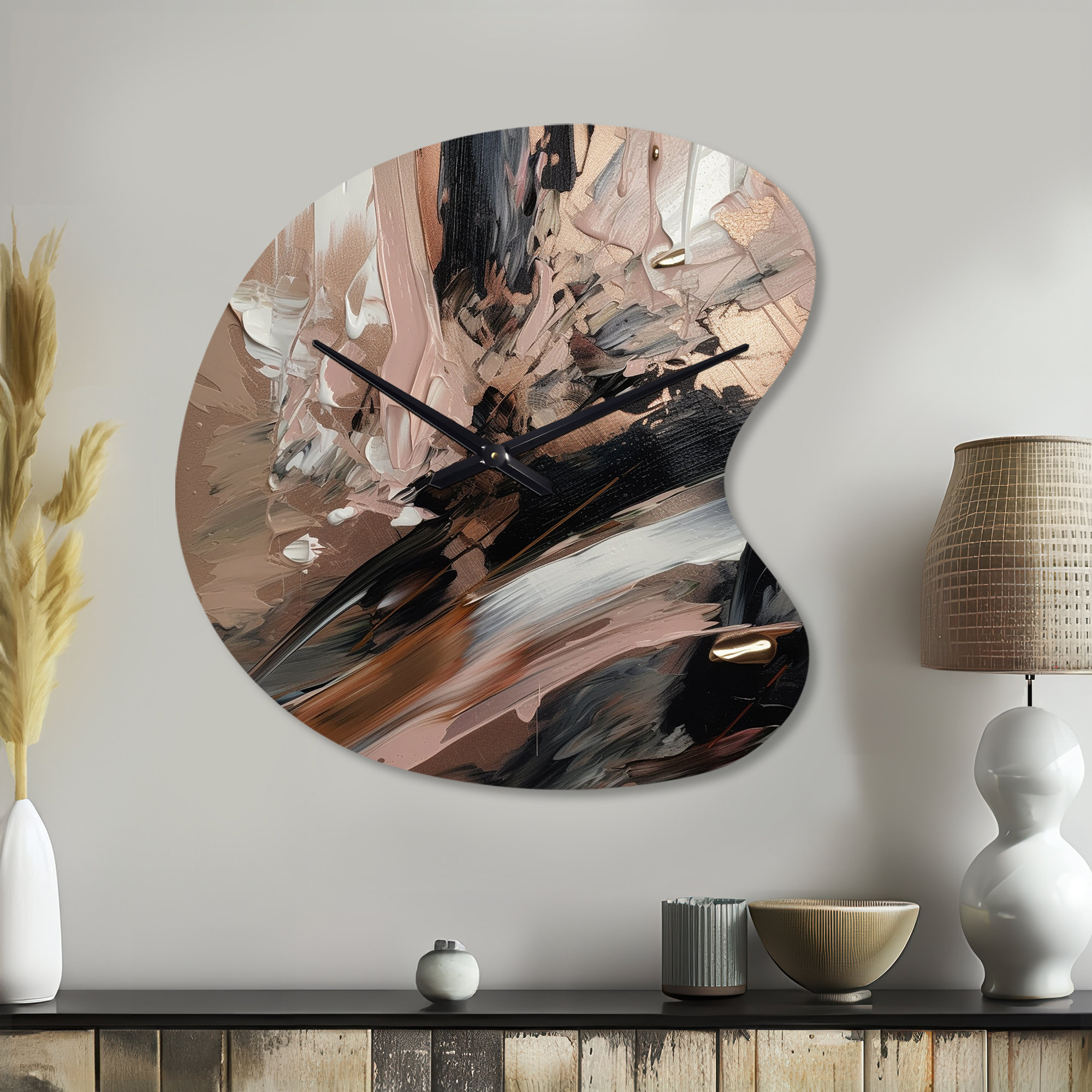 Design Art Brown And Black Beyond Boundaries II - Abstract Irregular ...
