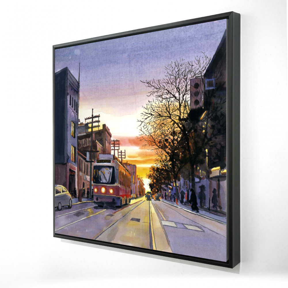 Begin Edition International Inc. Sunset streetscape to toronto - 36"x36 ...