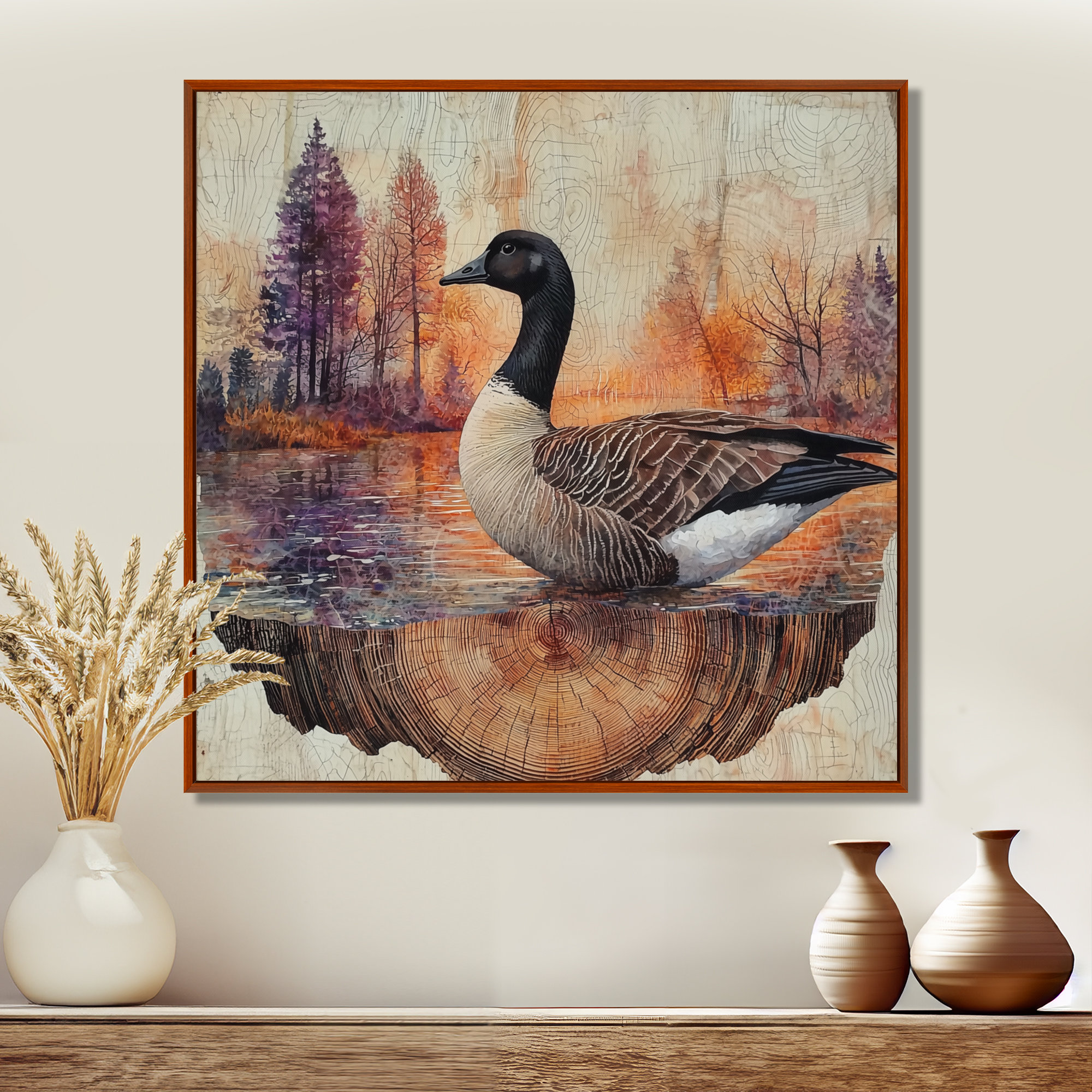 Millwood Pines Autumn Canadian Dream Of The Goose - Goose Canvas Wall ...