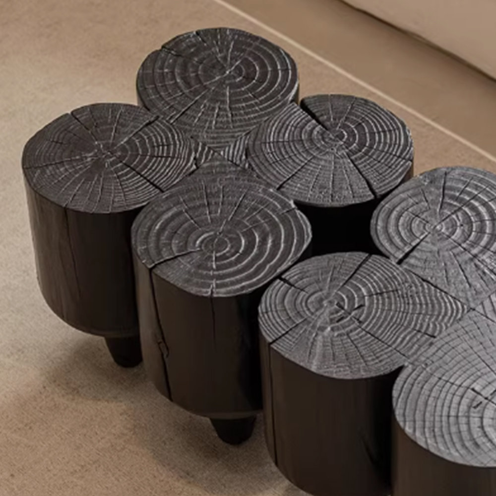 Loon Peak® Unique and niche design wooden coffee table | Wayfair