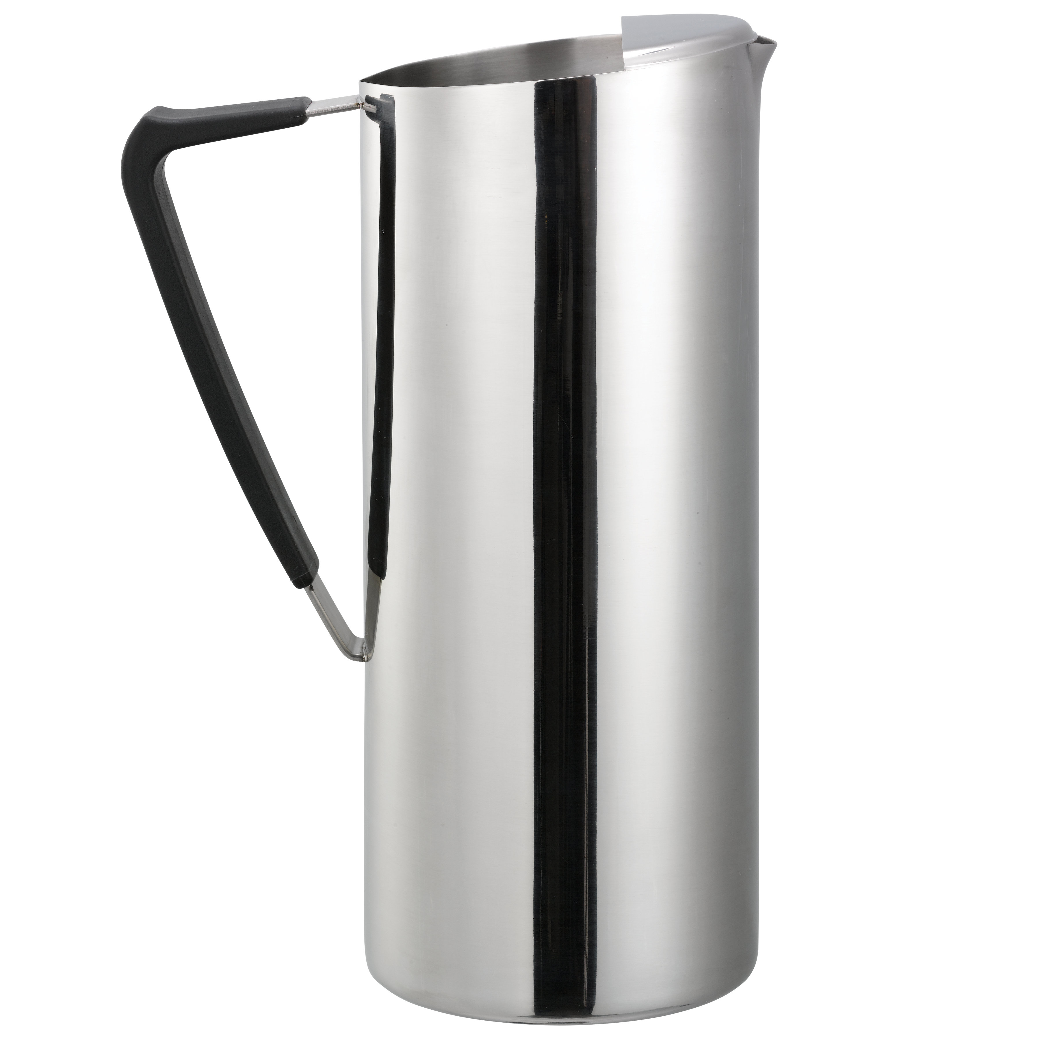 Service Ideas Slim 1.9-Liter Stainless Water Pitcher With Ice Guard ...