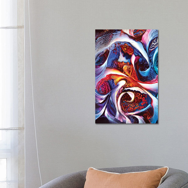 Ivy Bronx Abstract 1994 by David Dolan - Wrapped Canvas Rectangle ...