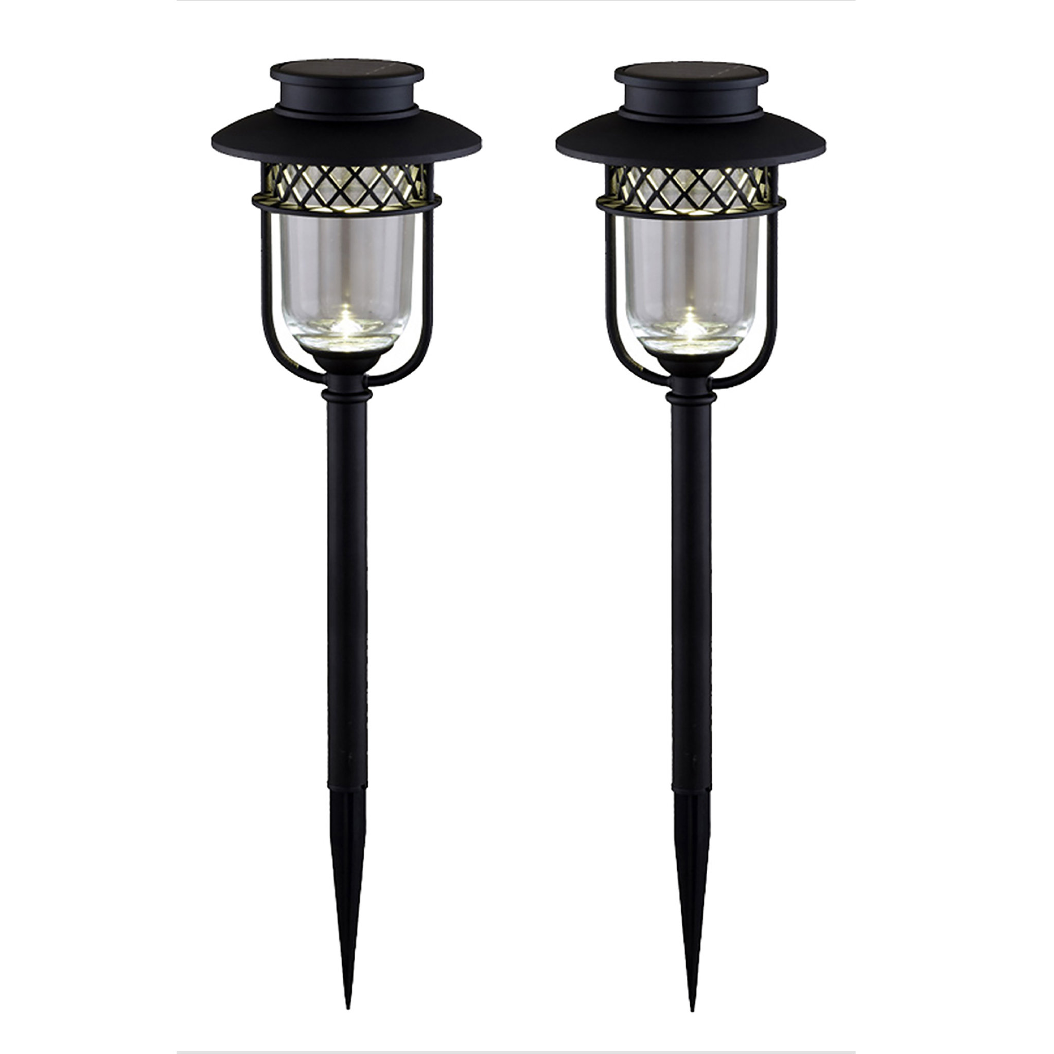 Classy Caps Solar 2 Light LED Pathway Light & Reviews | Wayfair