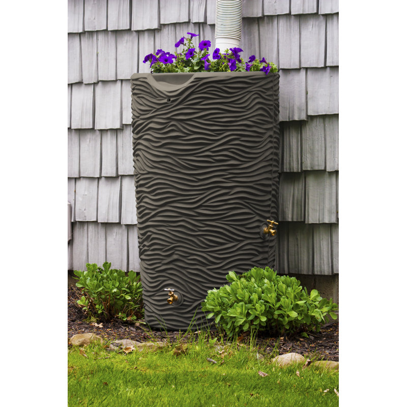 Loon Peak® Whaley 65 Gal. Plastic Drainable Rain Barrel & Reviews | Wayfair