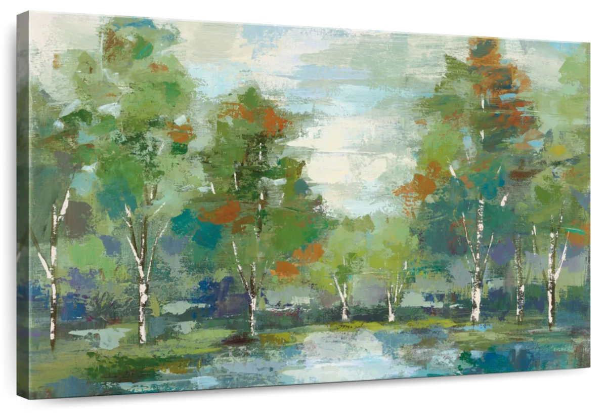 Wade Logan® Avery Forest At Dawn Turquoise - Wayfair Canada