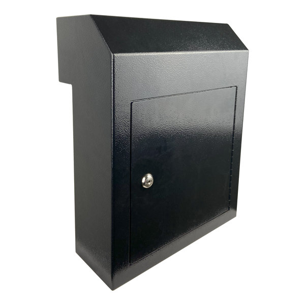 Plugsharge Rainproof Heavy Duty Mailbox Door Drop Box, Galvanized Steel ...