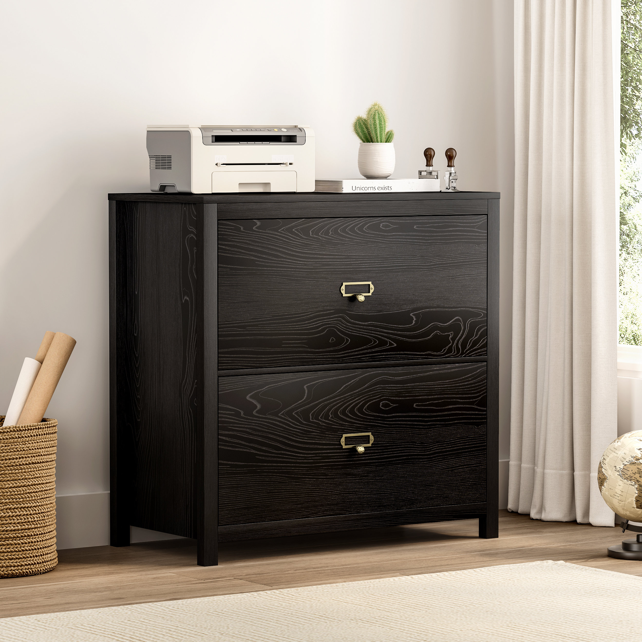 Latitude Run® Farmhouse File Cabinets With 2 Drawers - Wayfair Canada