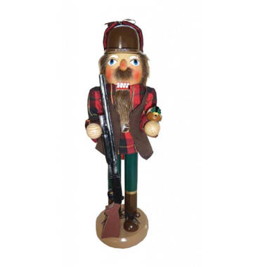 The Holiday Aisle® 14" Deer Hunter Nutcracker & Reviews | Wayfair