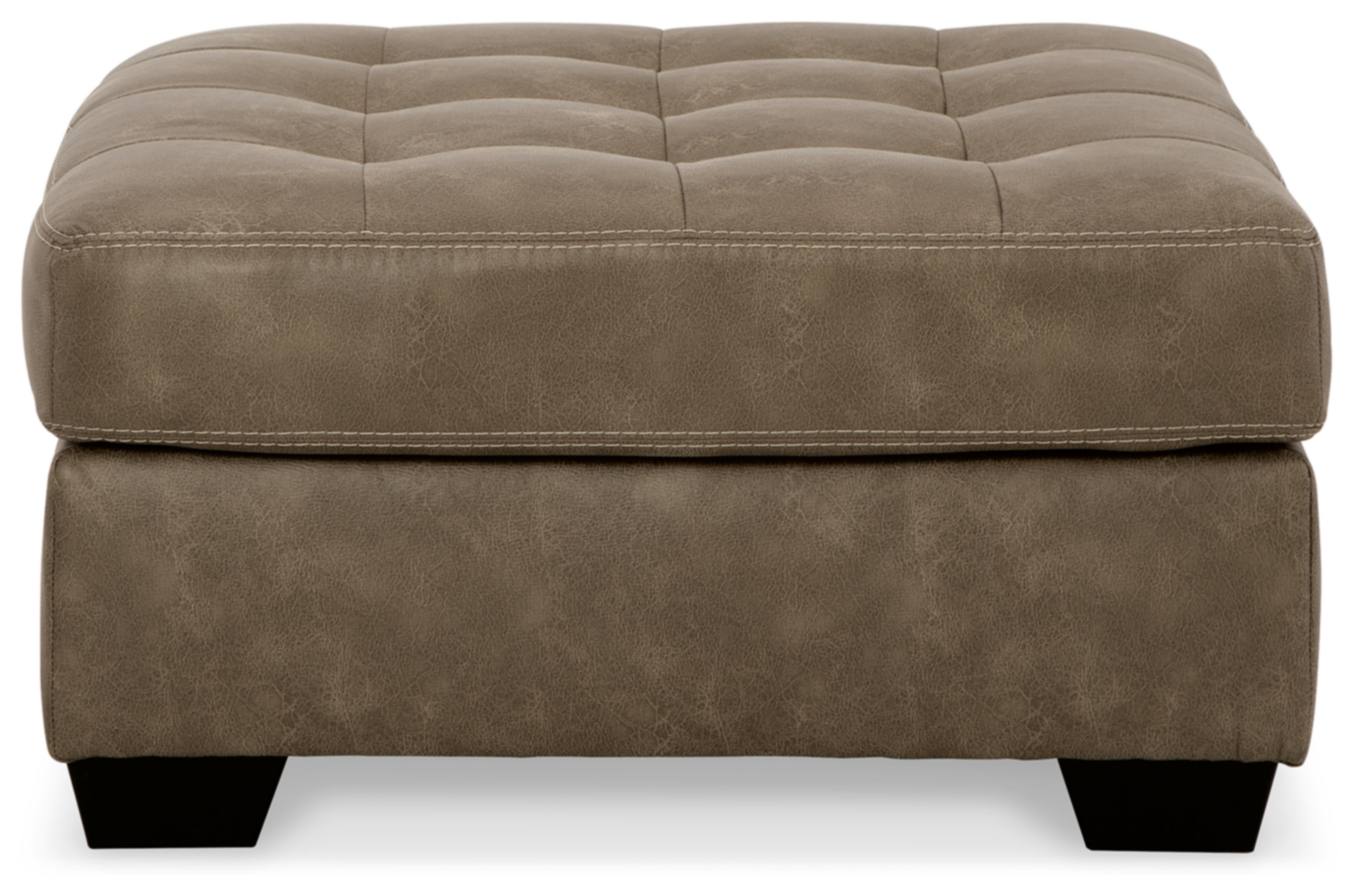 Wildon Home® Diyako 36" Wide Faux leather Tufted Square Cocktail ...