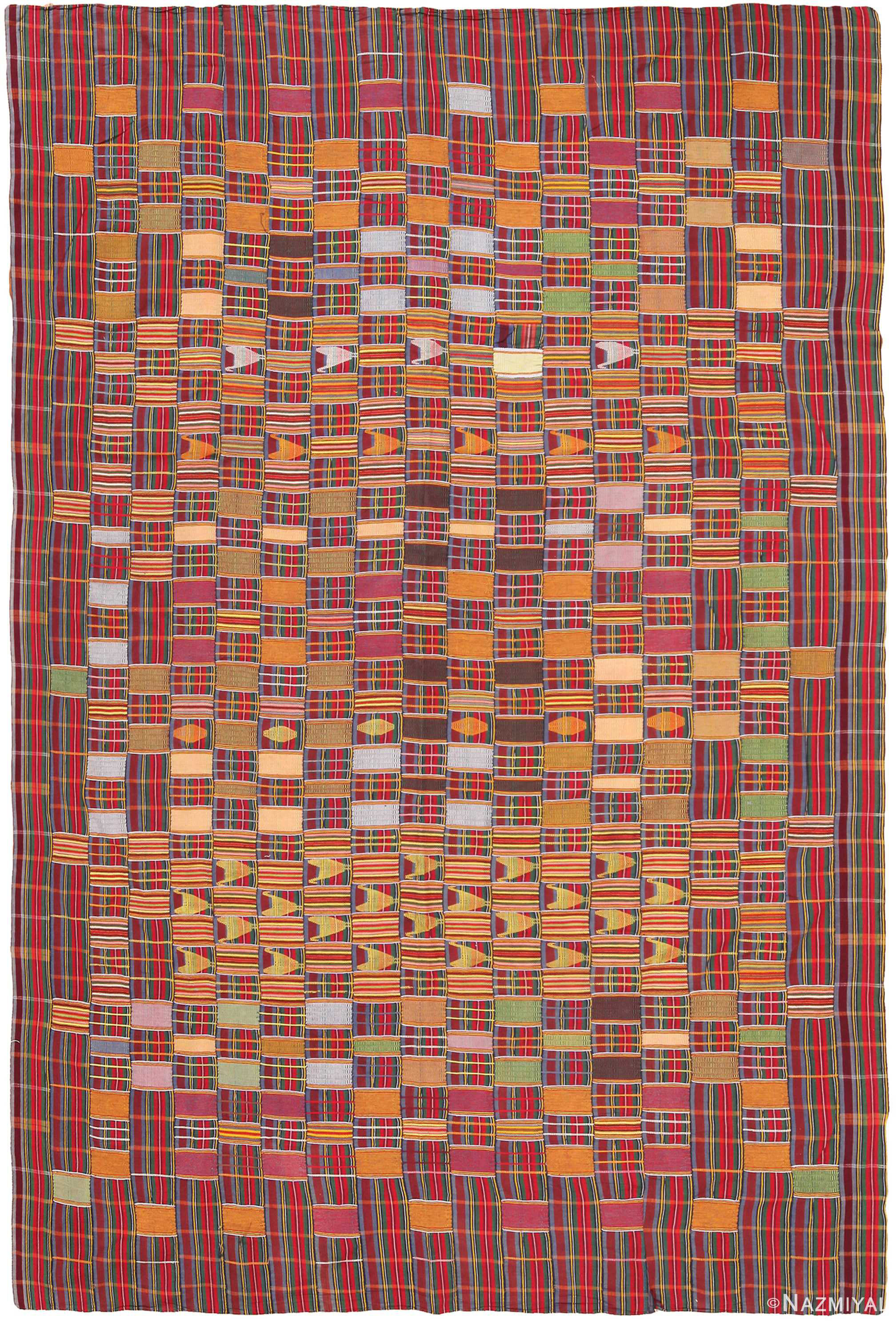 Nazmiyal Collection Antique African Ewe Kente Cloth Textile - Wayfair ...