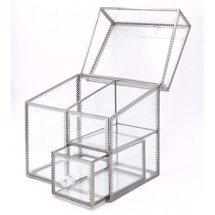 House of Hampton® Eberta Metal Makeup Organizer | Wayfair