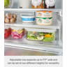 Yamazaki Home Expandable Refrigerator Riser Shelf, Plastic, Expandable ...