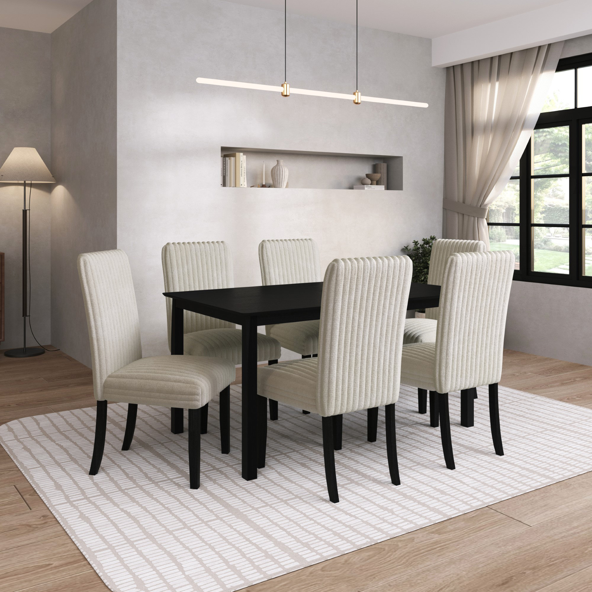 Winston Porter Georgina 7-Piece Dining Set & Reviews - Wayfair Canada