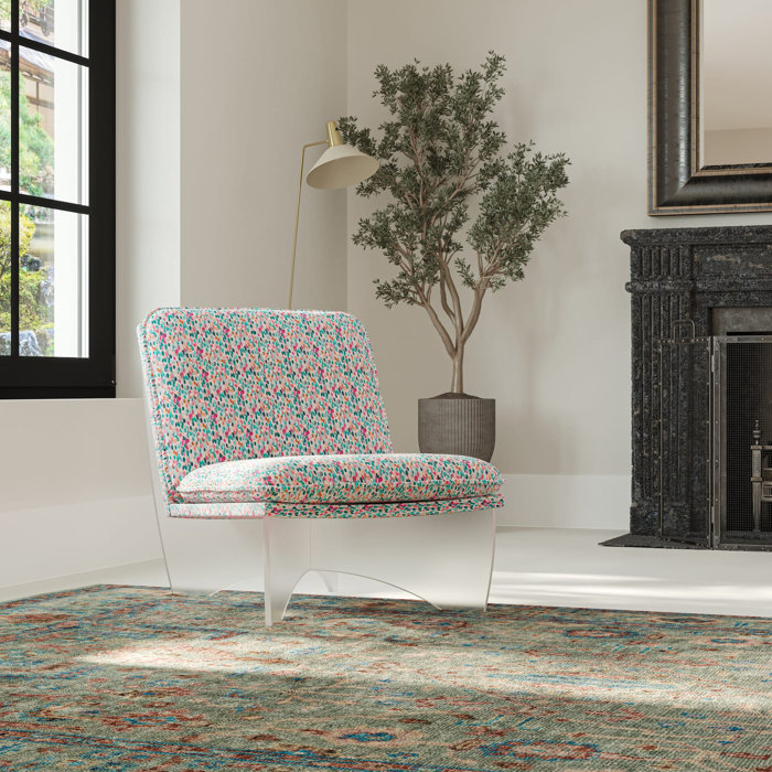 Tufenkian Rock My Classics Handmade Hand-Knotted Wool Dusty Rose/Blue ...