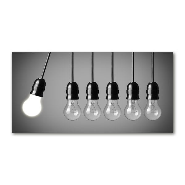 Brayden Studio Six Light Bulbs - Wrapped Canvas Art Prints | Wayfair.co.uk