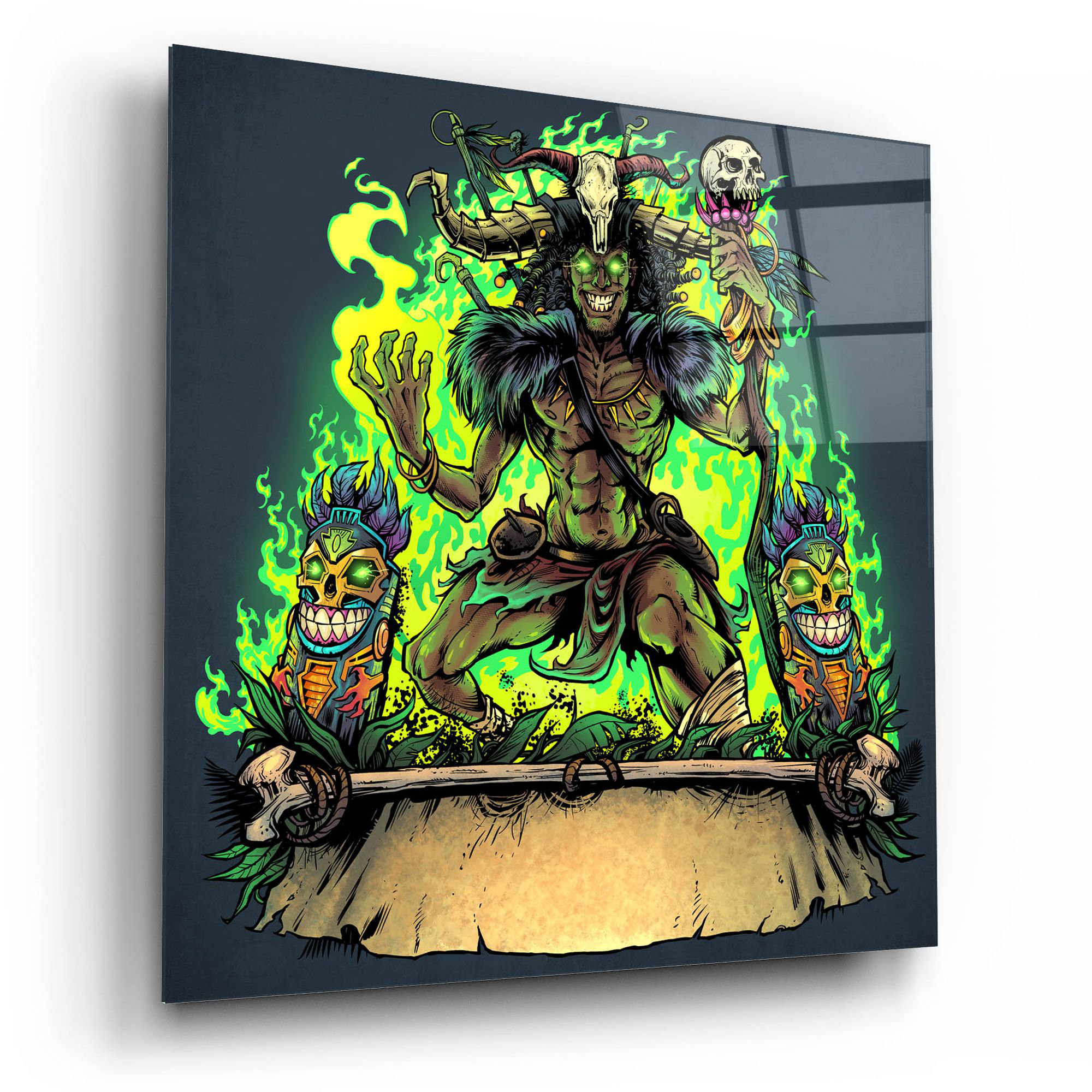 Trinx Witch Doctor On Plastic / Acrylic by Flyland Designs Print | Wayfair