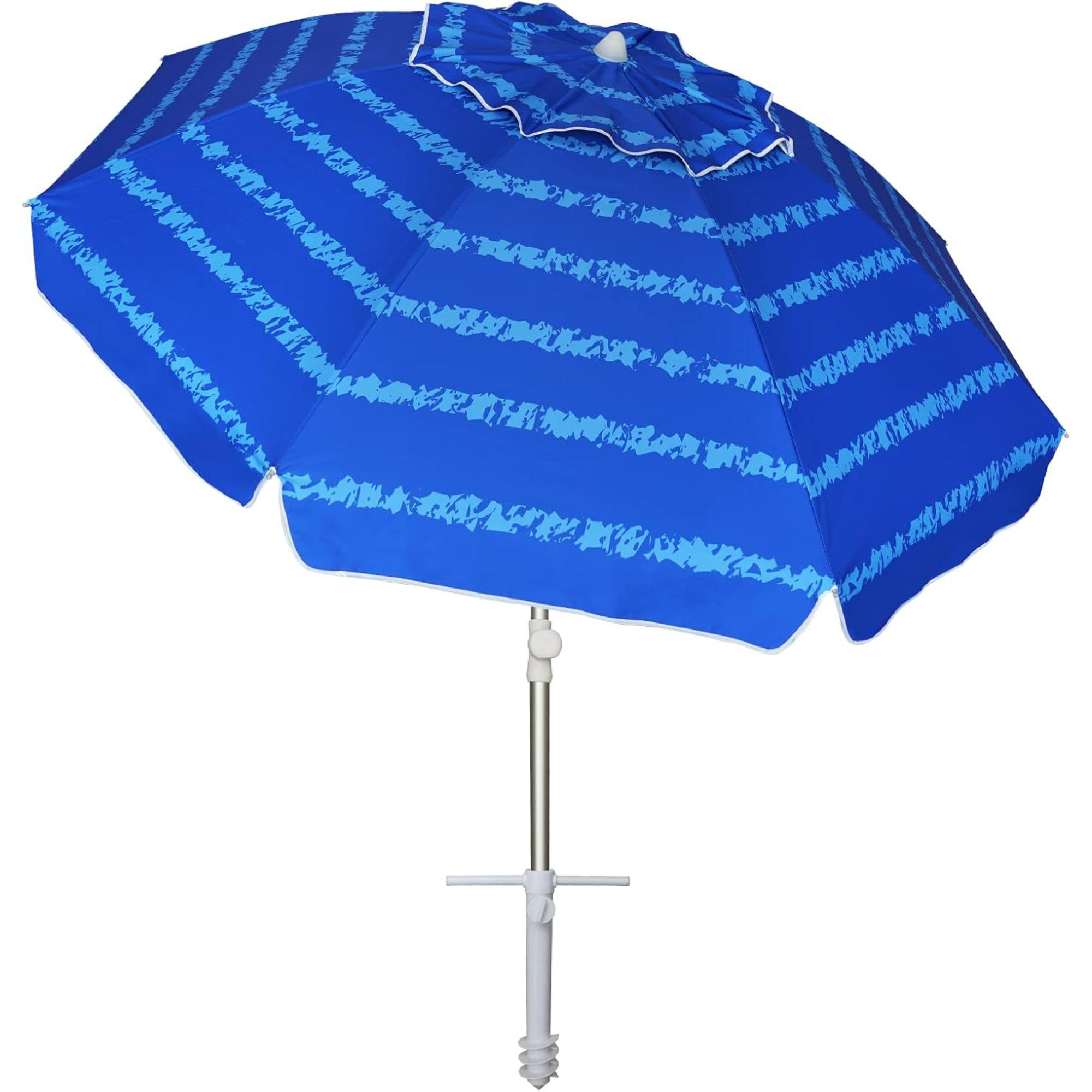 Arlmont & Co. Beach Umbrellas For Sand Heavy Duty Wind Portable Outdoor ...
