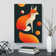 Alpen Home CAN-V0523-1041X Fox Surrealism - Wrapped Canvas Graphic Art ...