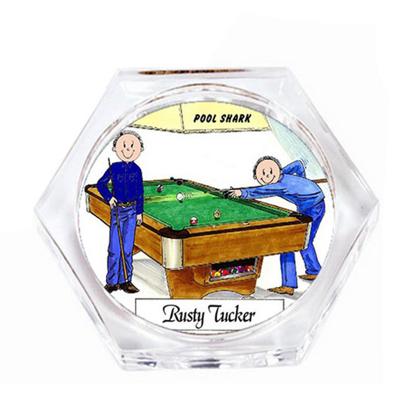Printed Perfection Personalized Billiards, Pool Players - Male & Male ...