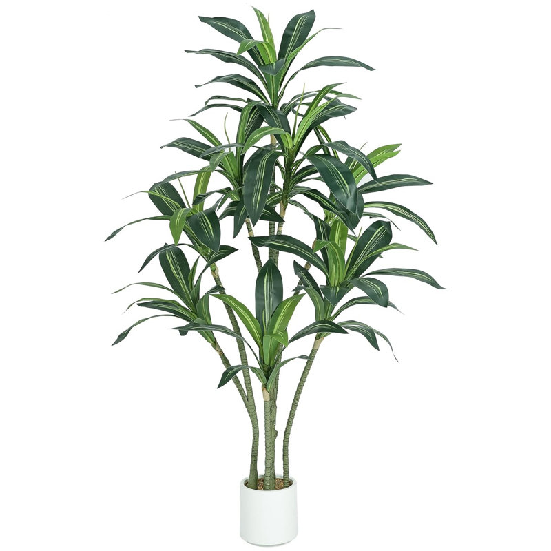 Bay Isle Home™ 5.5FT Artificial Dracaena Tree Fake Plant | Wayfair