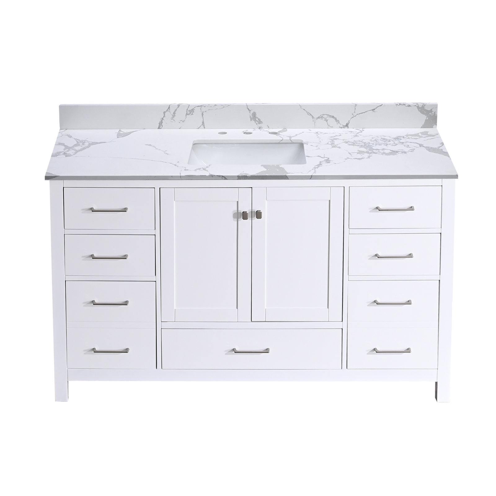 Red Barrel Studio® Ritsaert 60'' Free-standing Single Bathroom Vanity ...