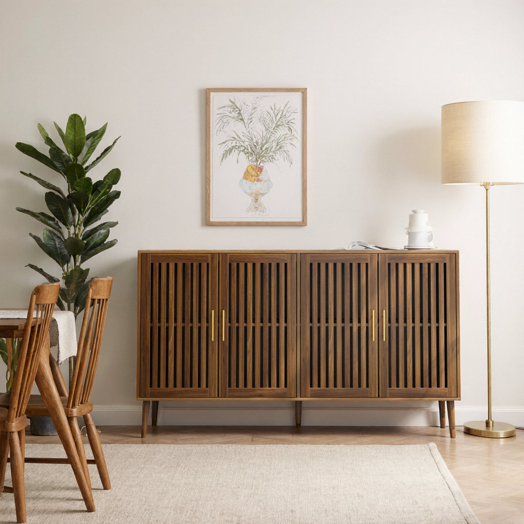 Mercer41 Elegant Buffet with Ample Storage & Timeless Design – Perfect ...