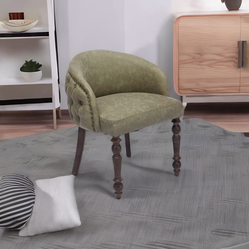 Alcott Hill® Emilie Leather Accent Dining Chair | Wayfair