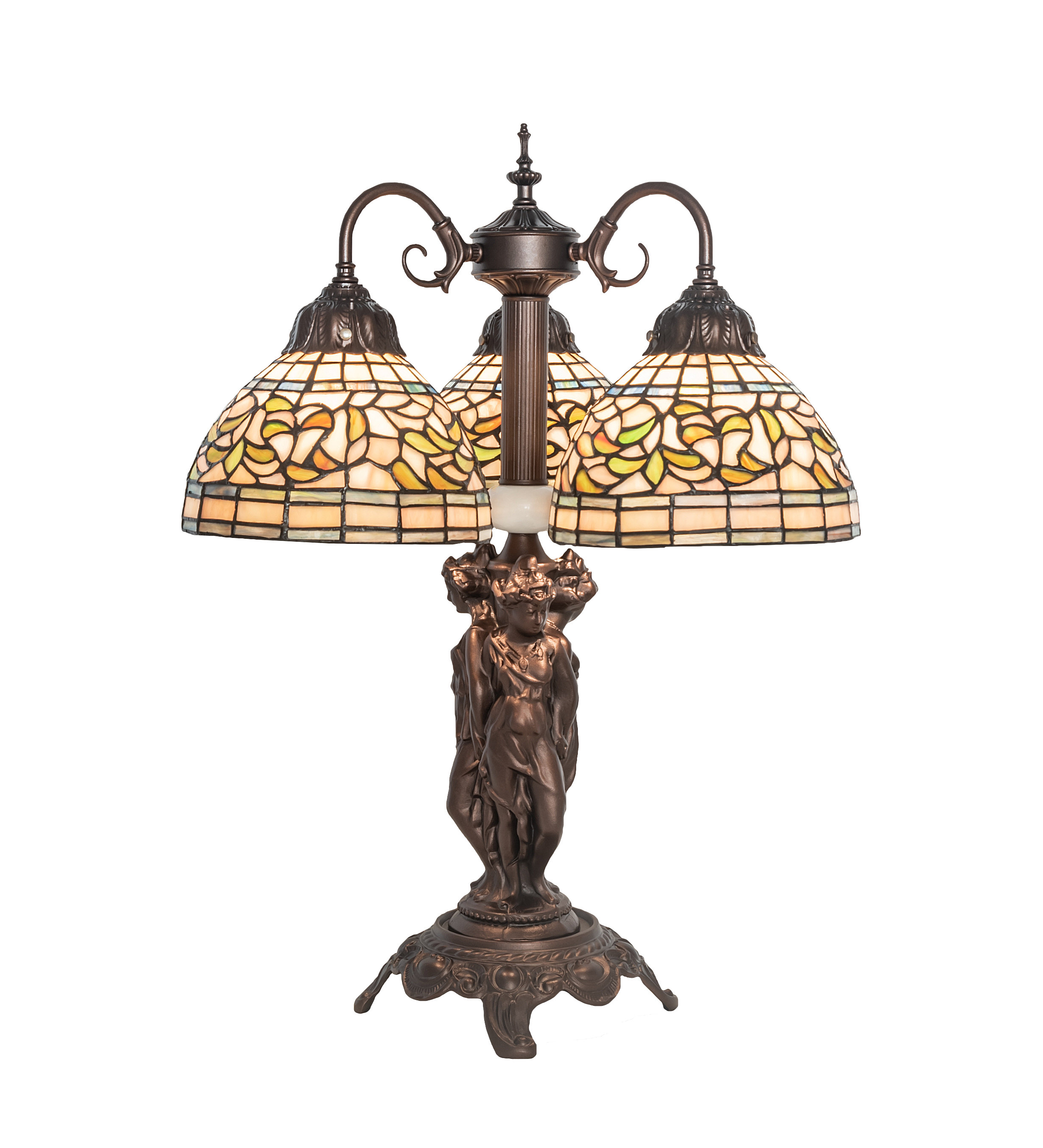 Meyda Lighting 23" High Tiffany Turning Leaf | Wayfair