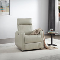 Leather Power Recline Recliners You'll Love | Wayfair
