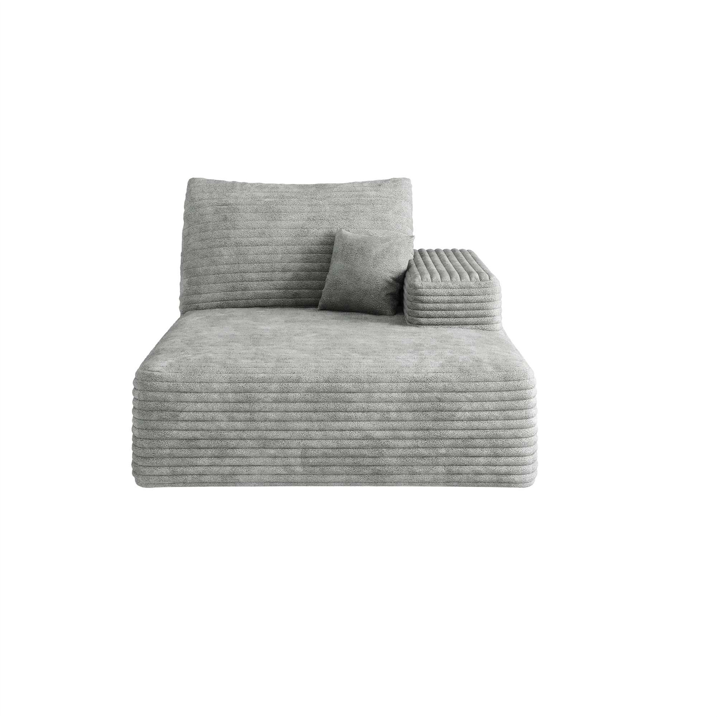 Wrought Studio™ Modern Modular Sectional Sofa with Reversible Chaise ...