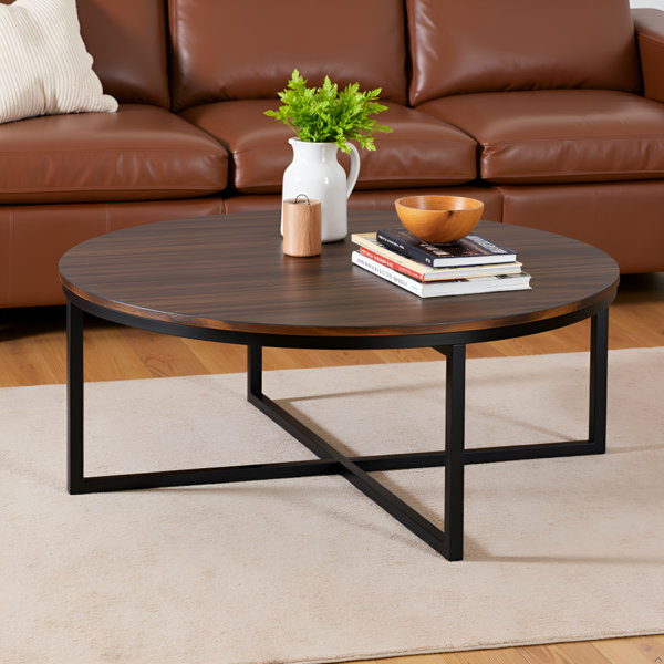 Round Wood Coffee Tables You'll Love | Wayfair