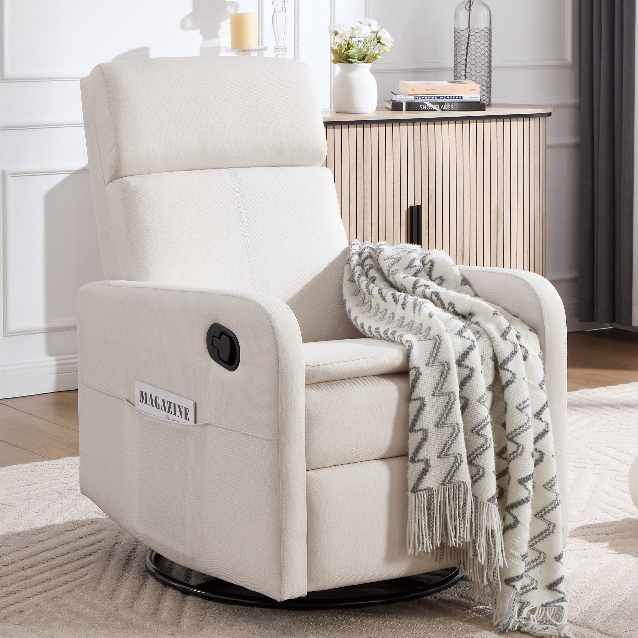 Ebern Designs Fauteuil inclinable, berçant et oscillant Marcisha et ...