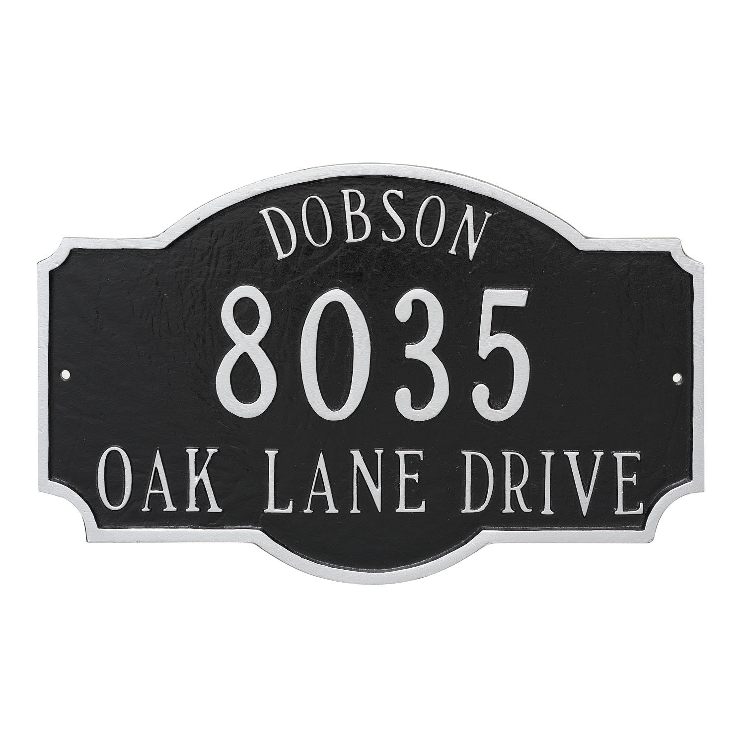 Montague Metal Products Inc. Montague Standard Three-Line Address Sign ...