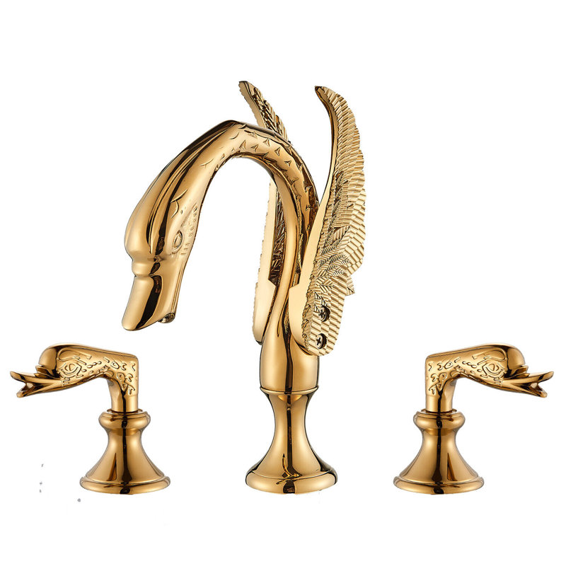 Senlesen Widespread Faucet 2-handle Bathroom Faucet & Reviews | Wayfair