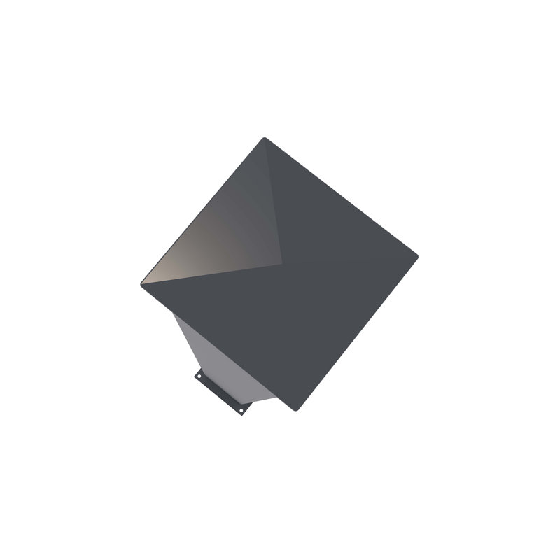 Symple Stuff Danquan Aluminium Gate Post Latch Side 10cm Square x 240cm ...