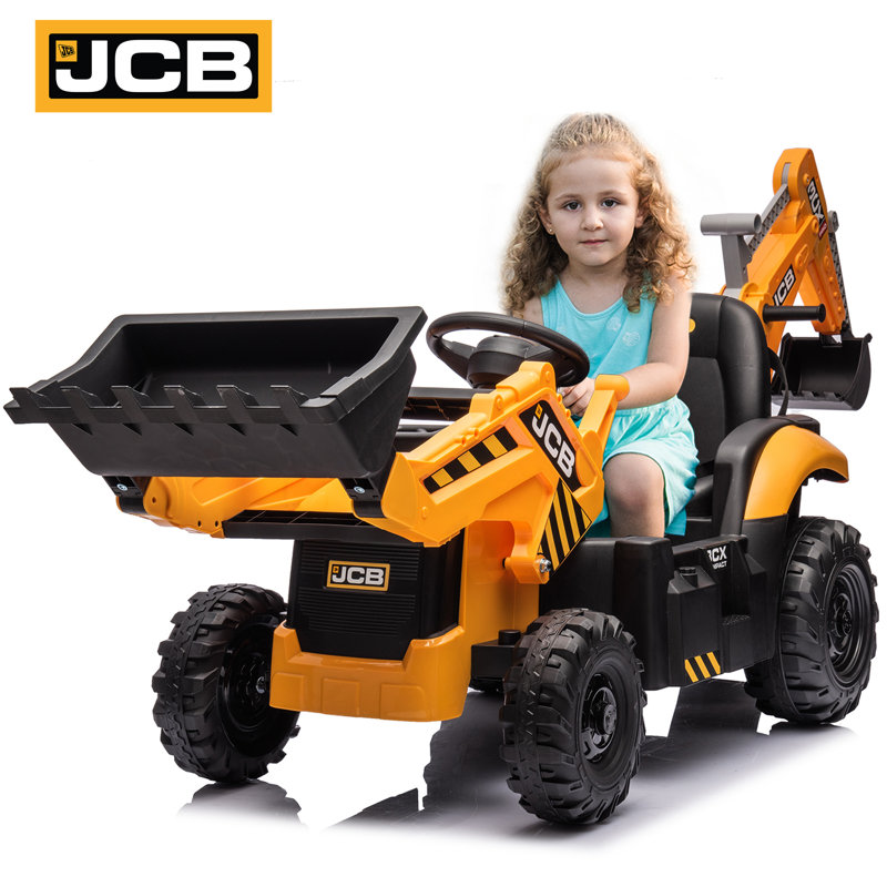 NEECHIPRO Licensed JCB 24V Kids Ride on Excavator / Tractors Battery ...