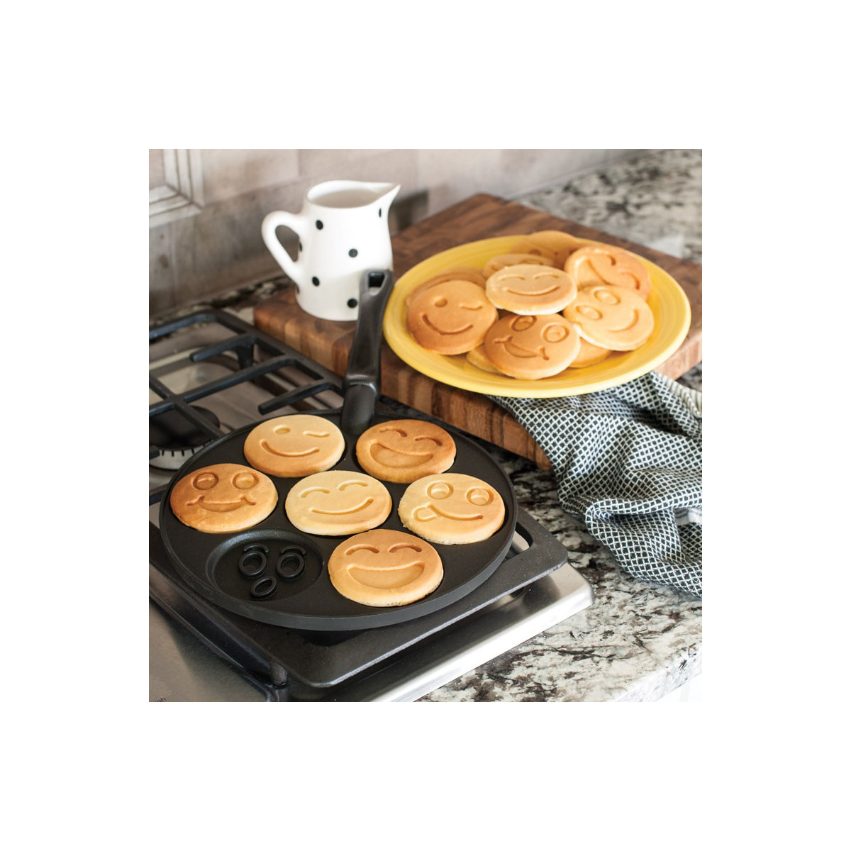 Nordic Ware Smiley Face Pancake Non-Stick Griddle Pan & Reviews | Wayfair