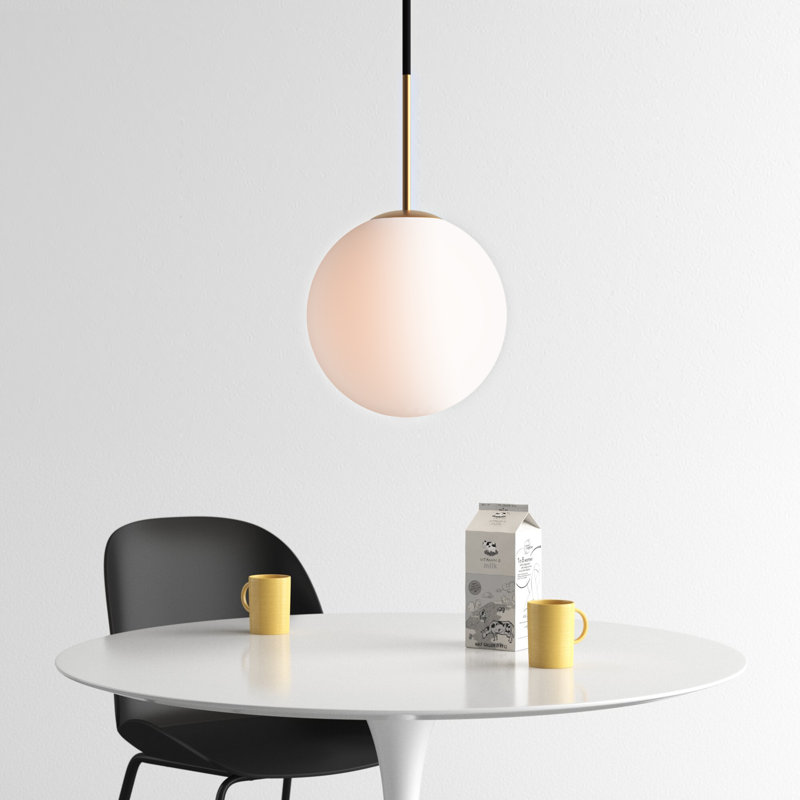 AllModern Drake 1 - Light Single Pendant & Reviews | Wayfair