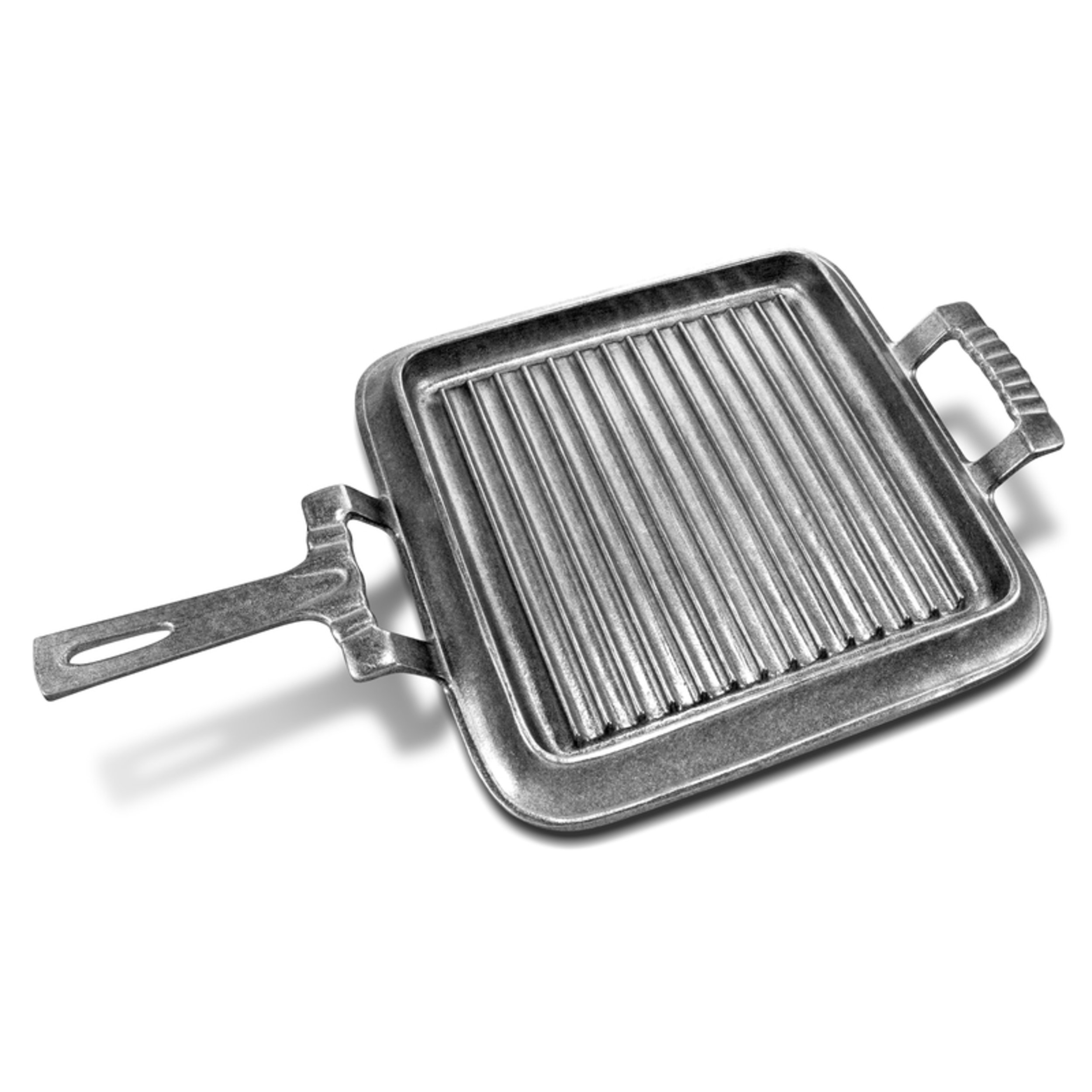 Wilton Armetale Gourmet Grillware Square Griddle Pan with Handle, 19.75 ...