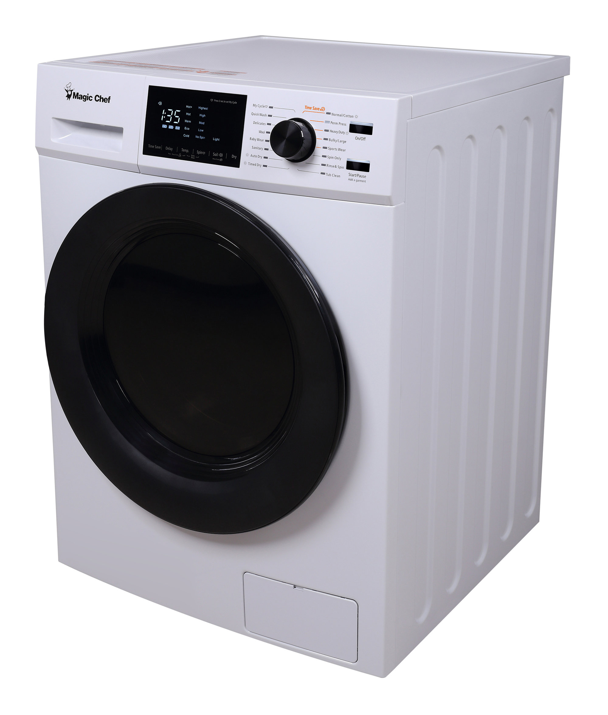 Magic Chef 2.7-Cu. Ft. Ventless Washing Machine in White | Wayfair