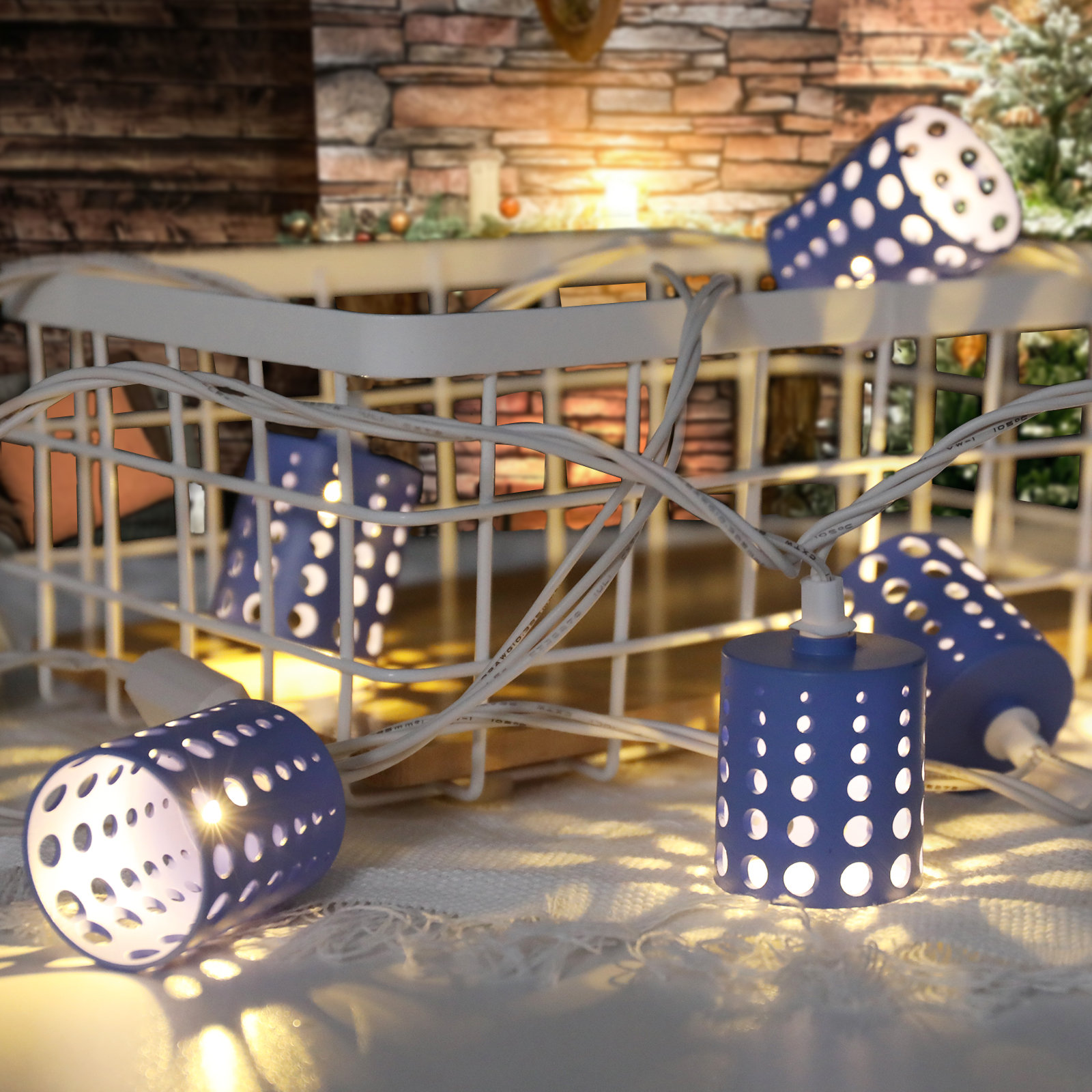 Latitude Run® 120'' Outdoor LED 10 - Bulb Novelty String Light (End to ...