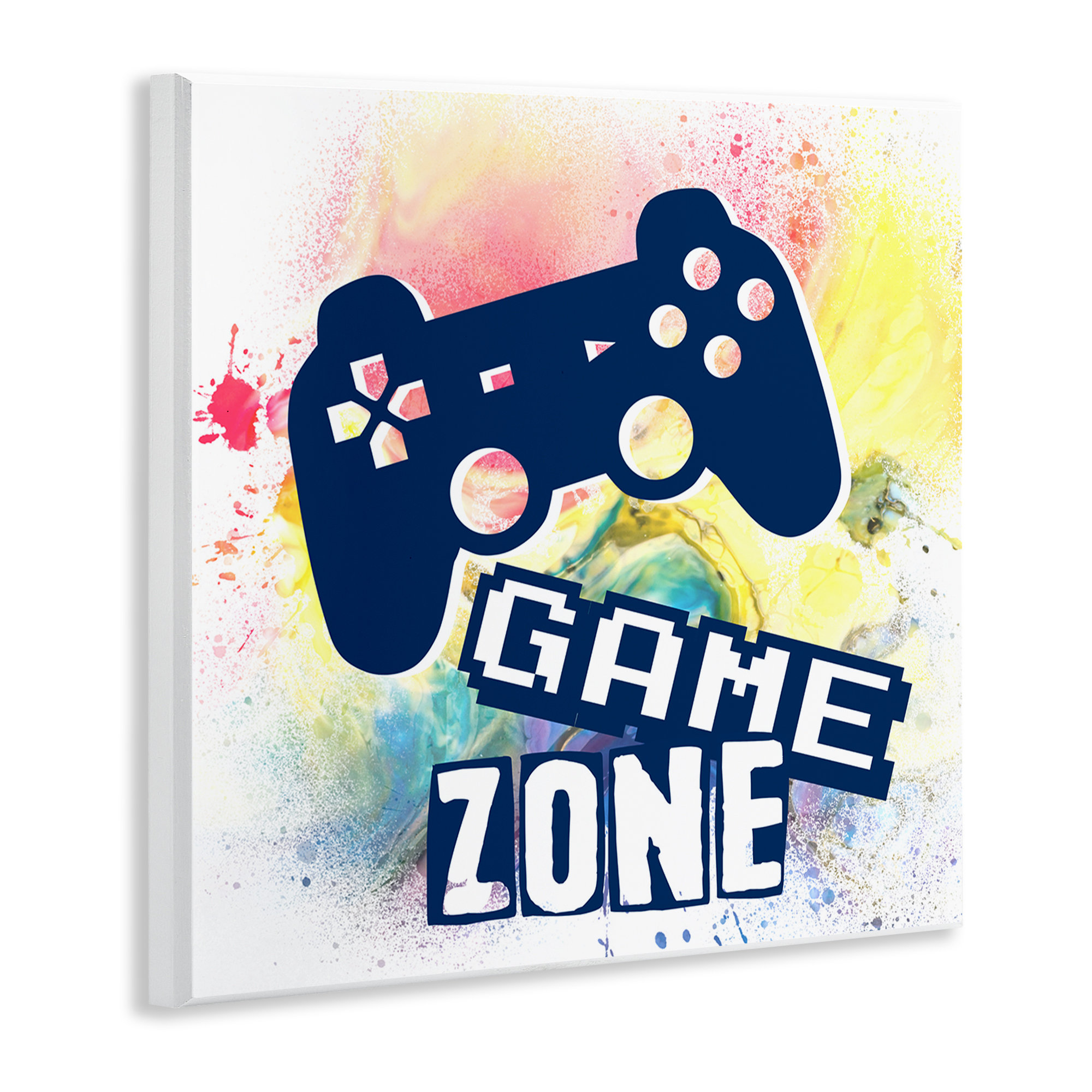 Wrought Studio™ Game Zone on Modern Splatter Wall Plaque, design by ...