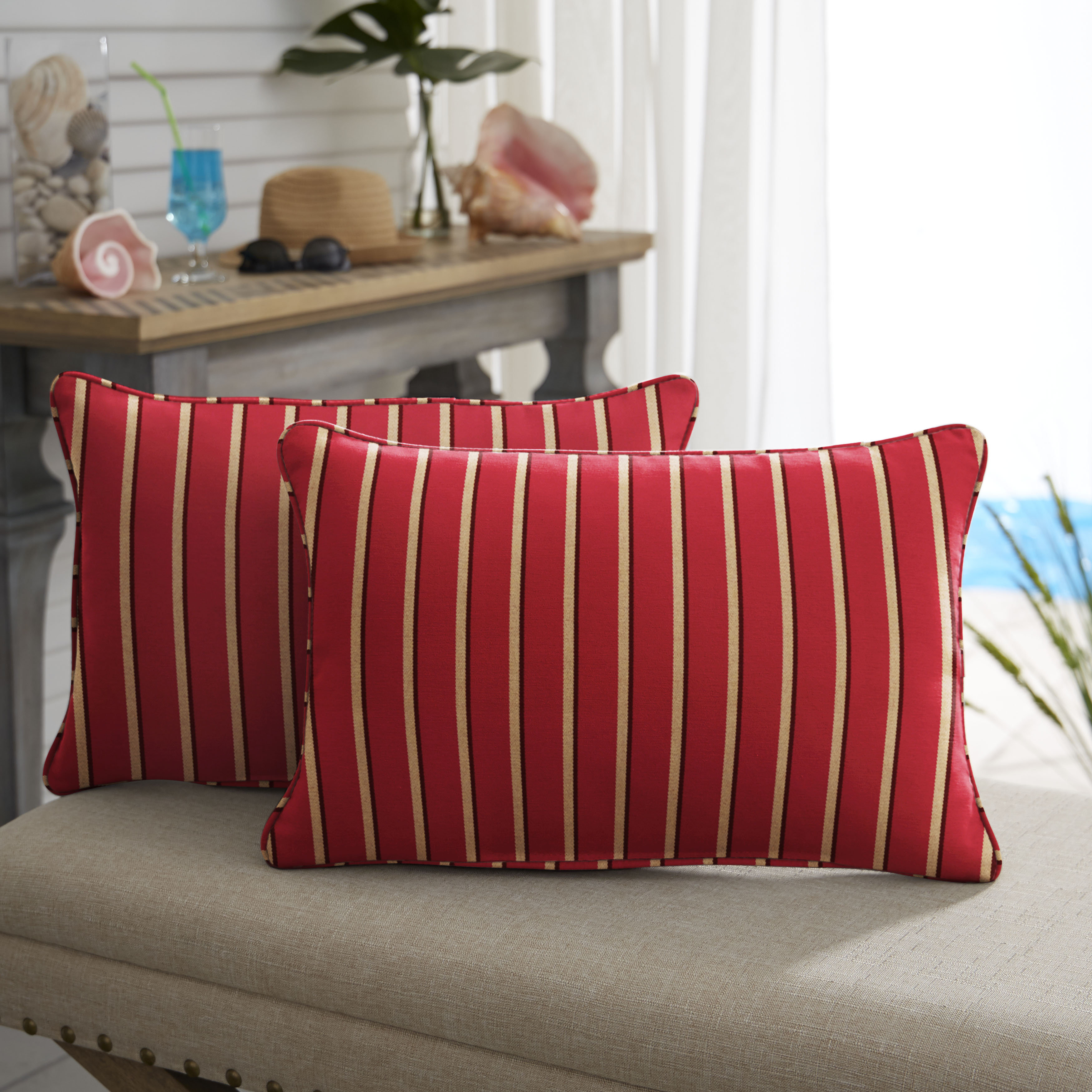 Mozaic Company Shivers Outdoor Rectangular Pillow Cover & Insert | Wayfair