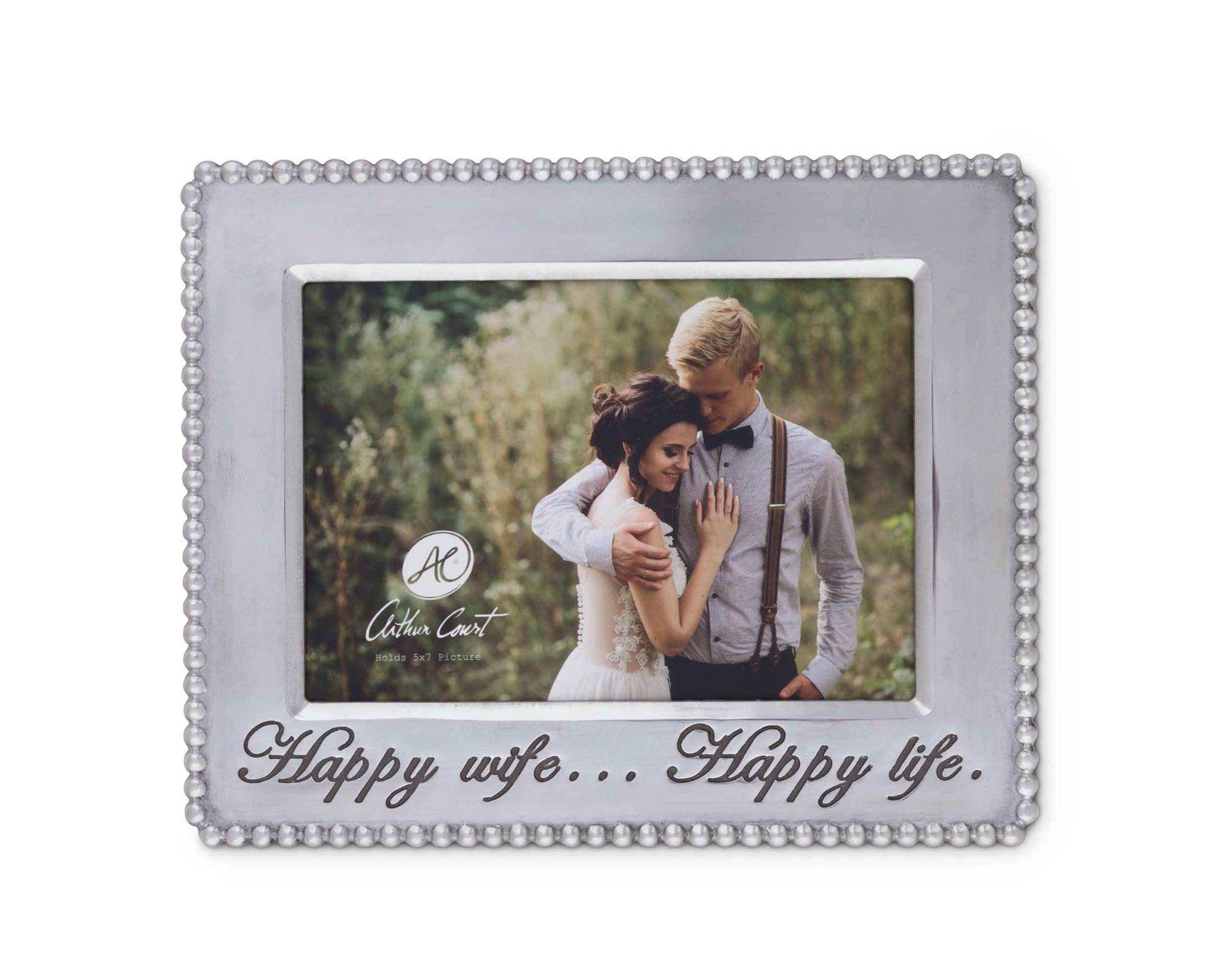 Arthur Court Designs Happy Wife Picture Frame | Perigold